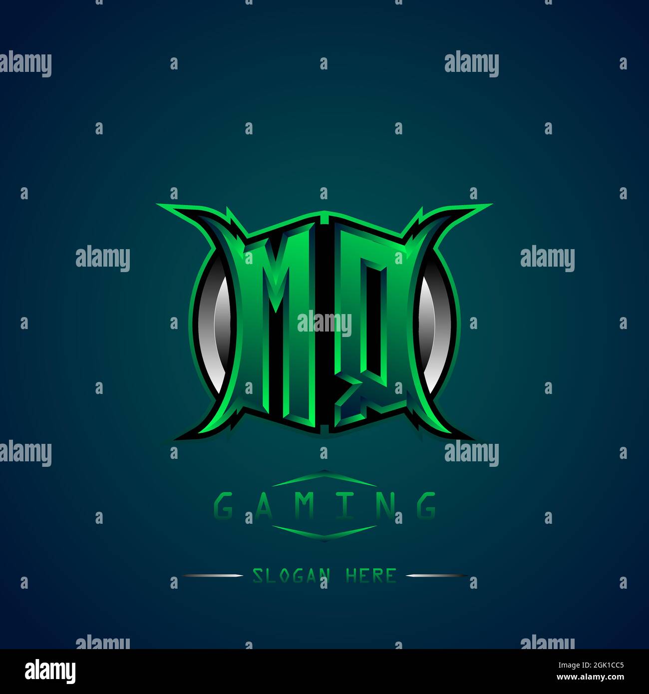 MQ Initial Logo Design Cool style, Logo for game, esport, initial ...