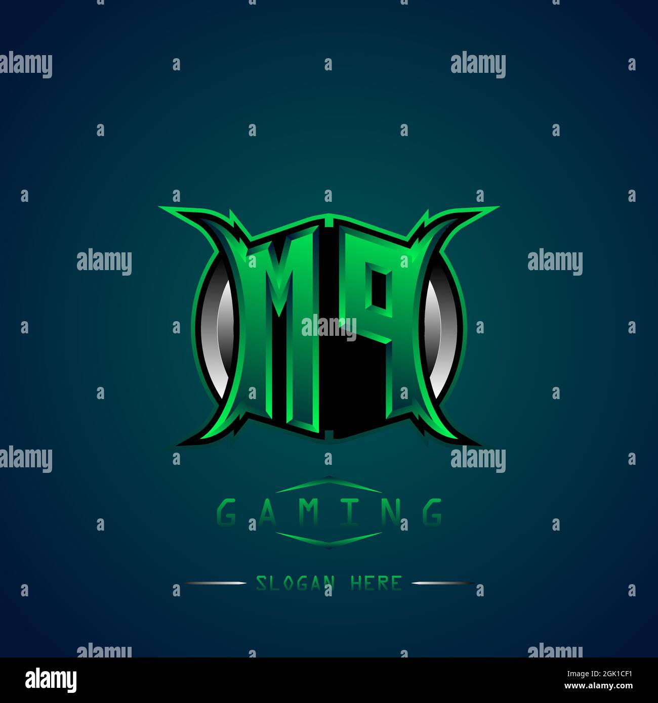 MP Initial Logo Design Cool style, Logo for game, esport, initial ...