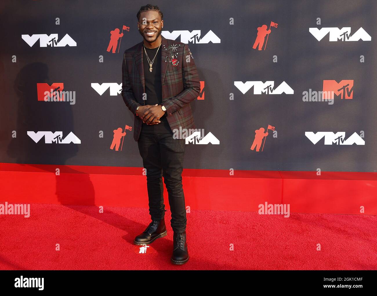 New York, United States. 12th Sep, 2021. MTV's Dometi Pongo arrives on ...