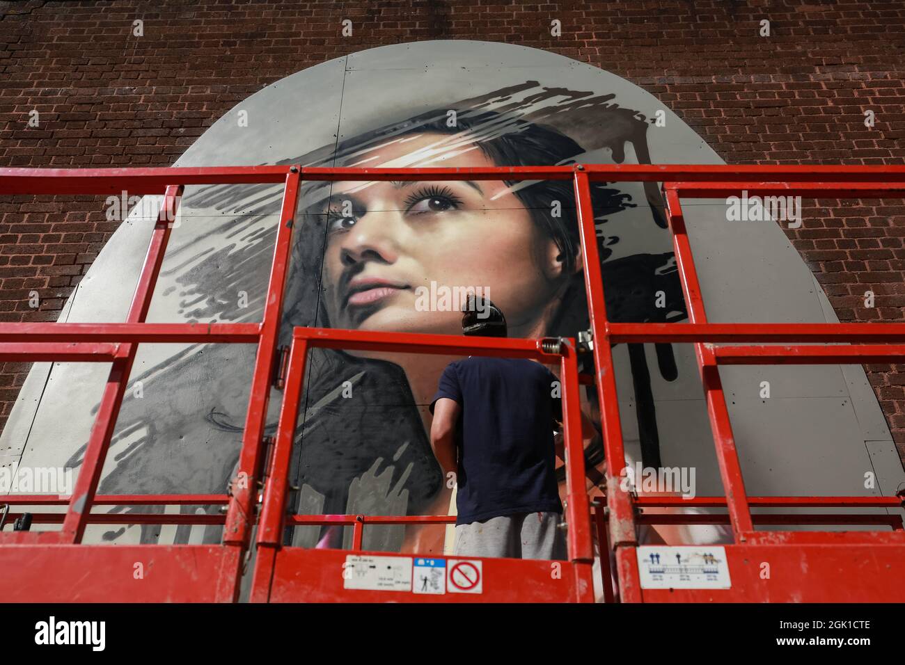 London, UK. 11 September 2021. Whitecross Street Party in Whitecross ...