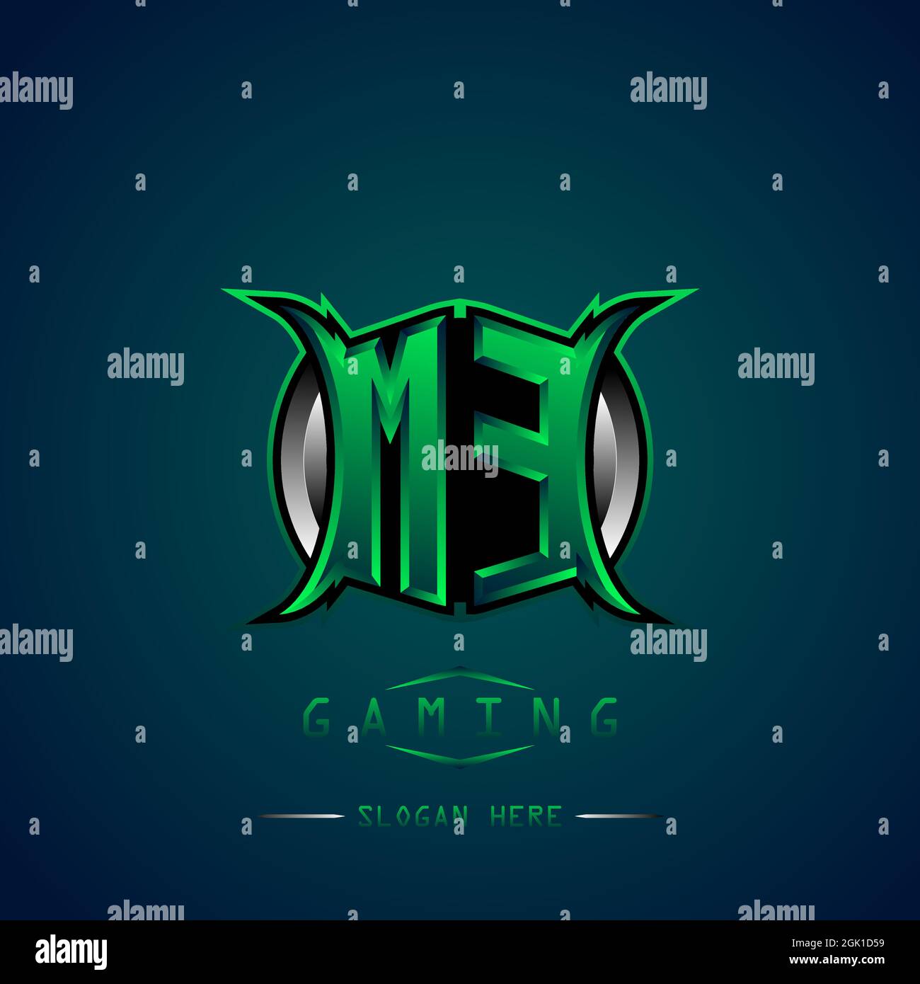 3d abstract style logo letter hi-res stock photography and images - Alamy