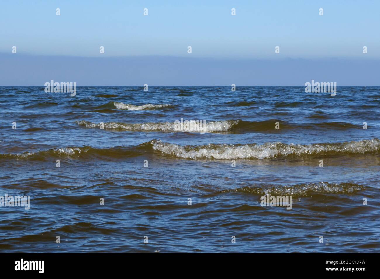 Water surface with small shallow waves. Beautiful seascape Stock Photo ...