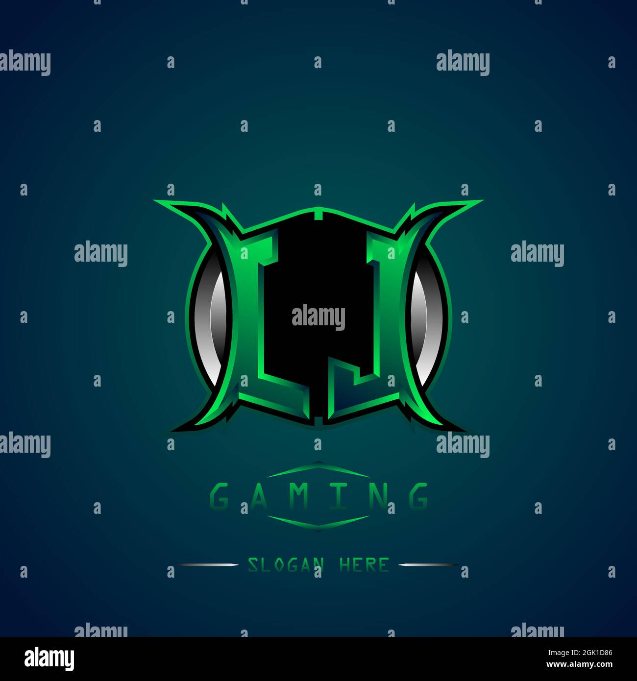 Lj initial Stock Vector Images - Alamy