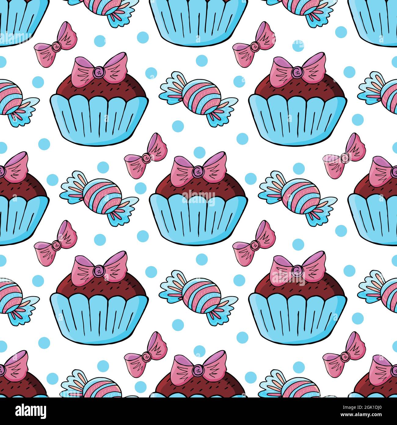 Muffins packaging Stock Vector Images - Alamy