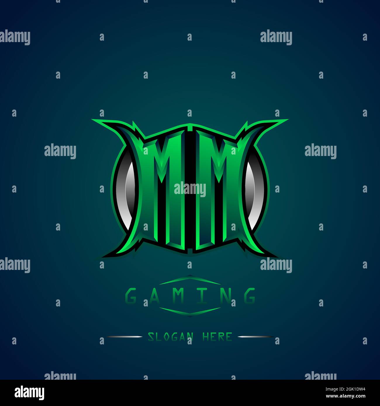 MM Initial Logo Design Cool style, Logo for game, esport, initial ...