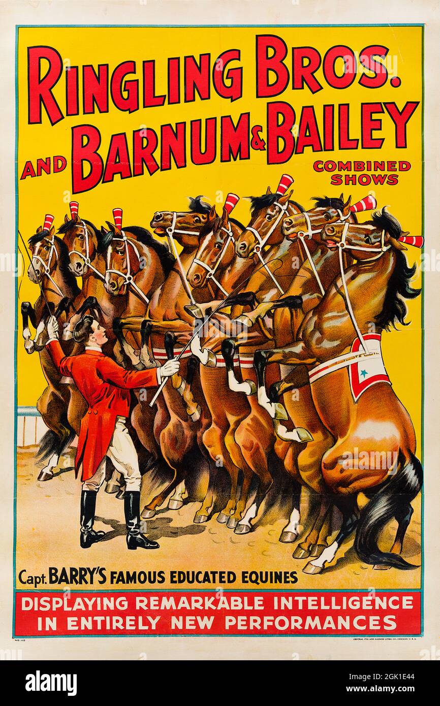 Ringling Brothers And Barnum And Bailey Circus Posters