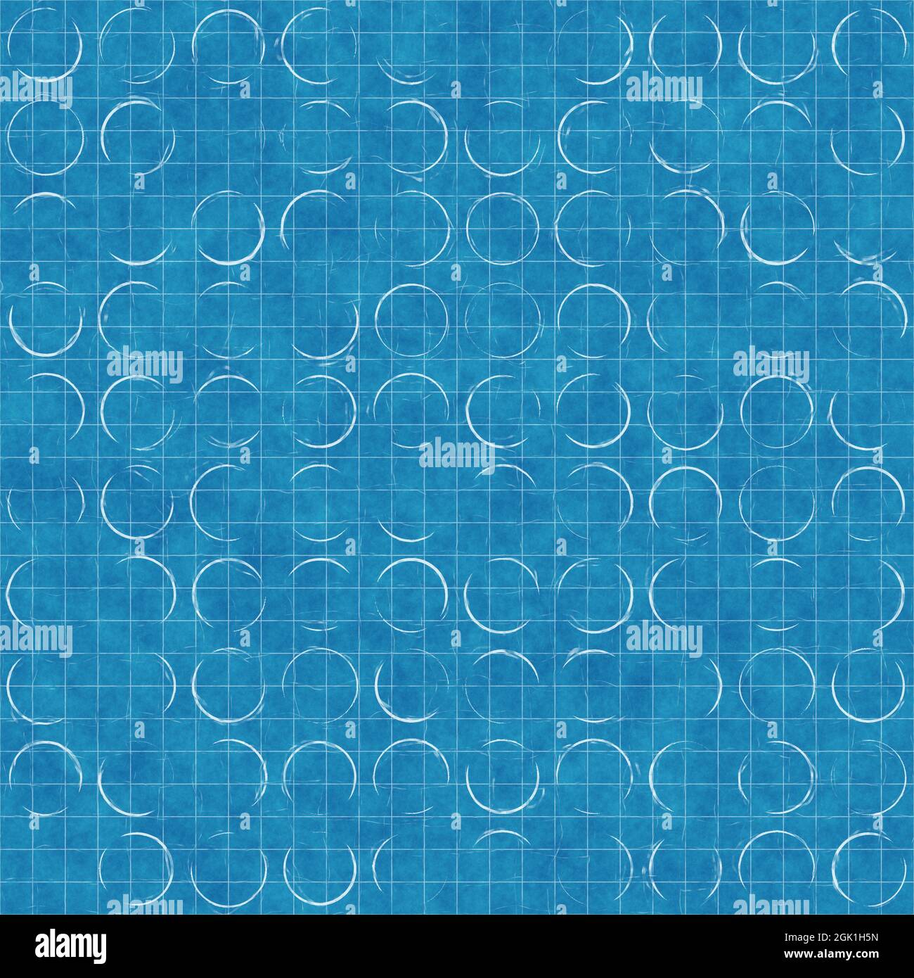 Seamless bright blue blueprint pattern for textile and print Stock ...