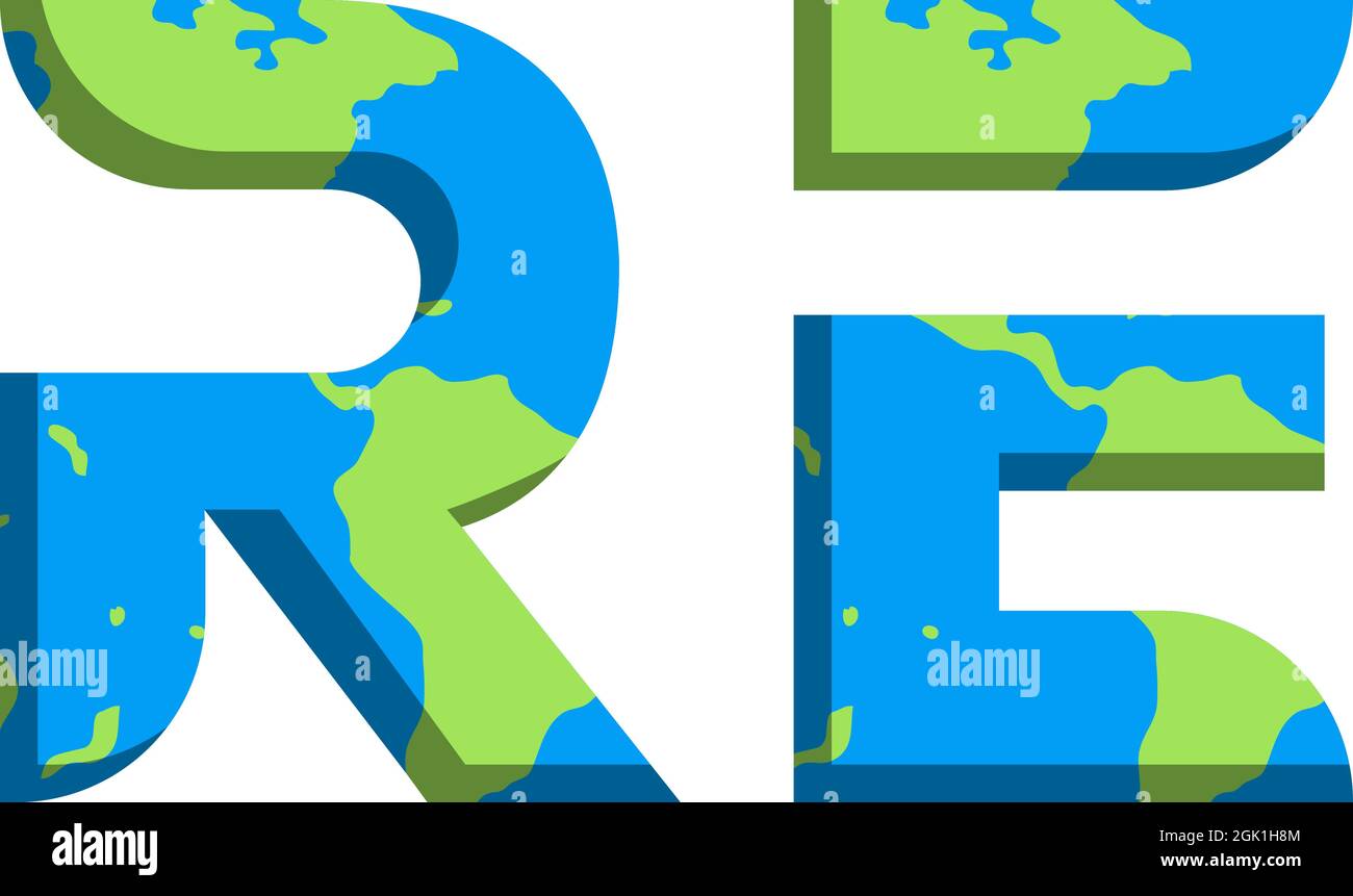 Initial RE logo design with World Map style, Logo business branding ...