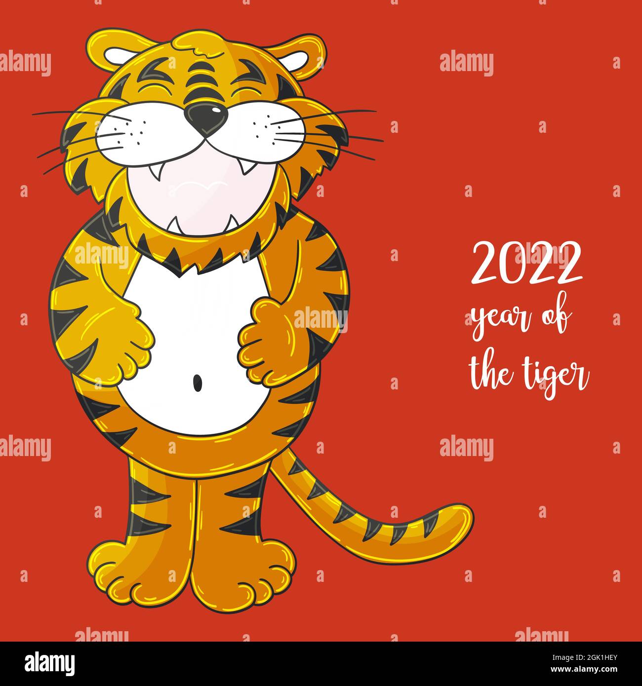 Tiger stomach Stock Vector Images - Alamy