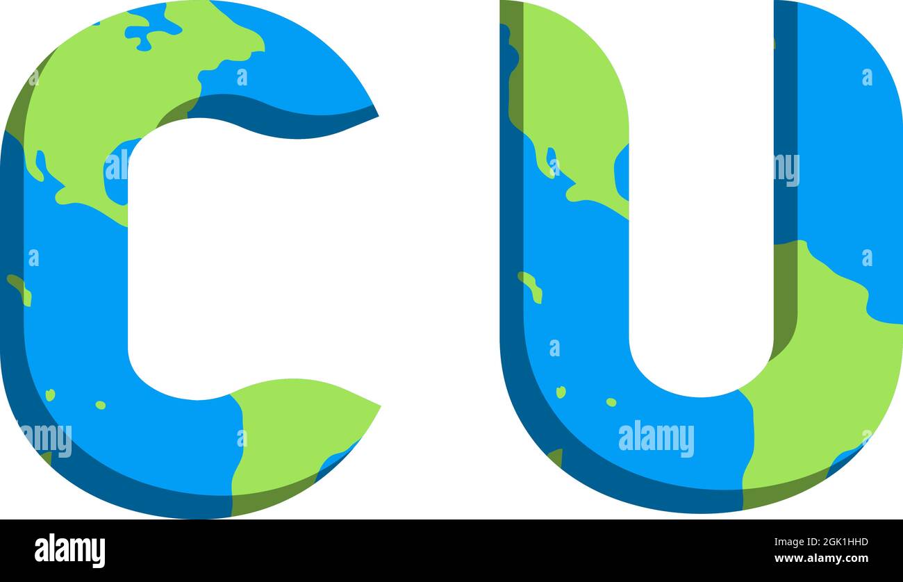 Initial CU logo design with World Map style, Logo business branding ...