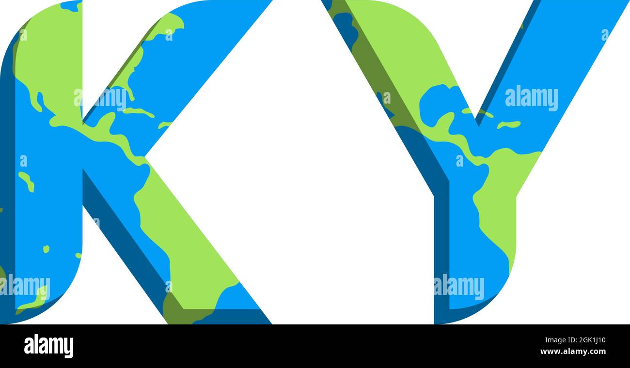 Initial KY logo design with World Map style, Logo business branding ...