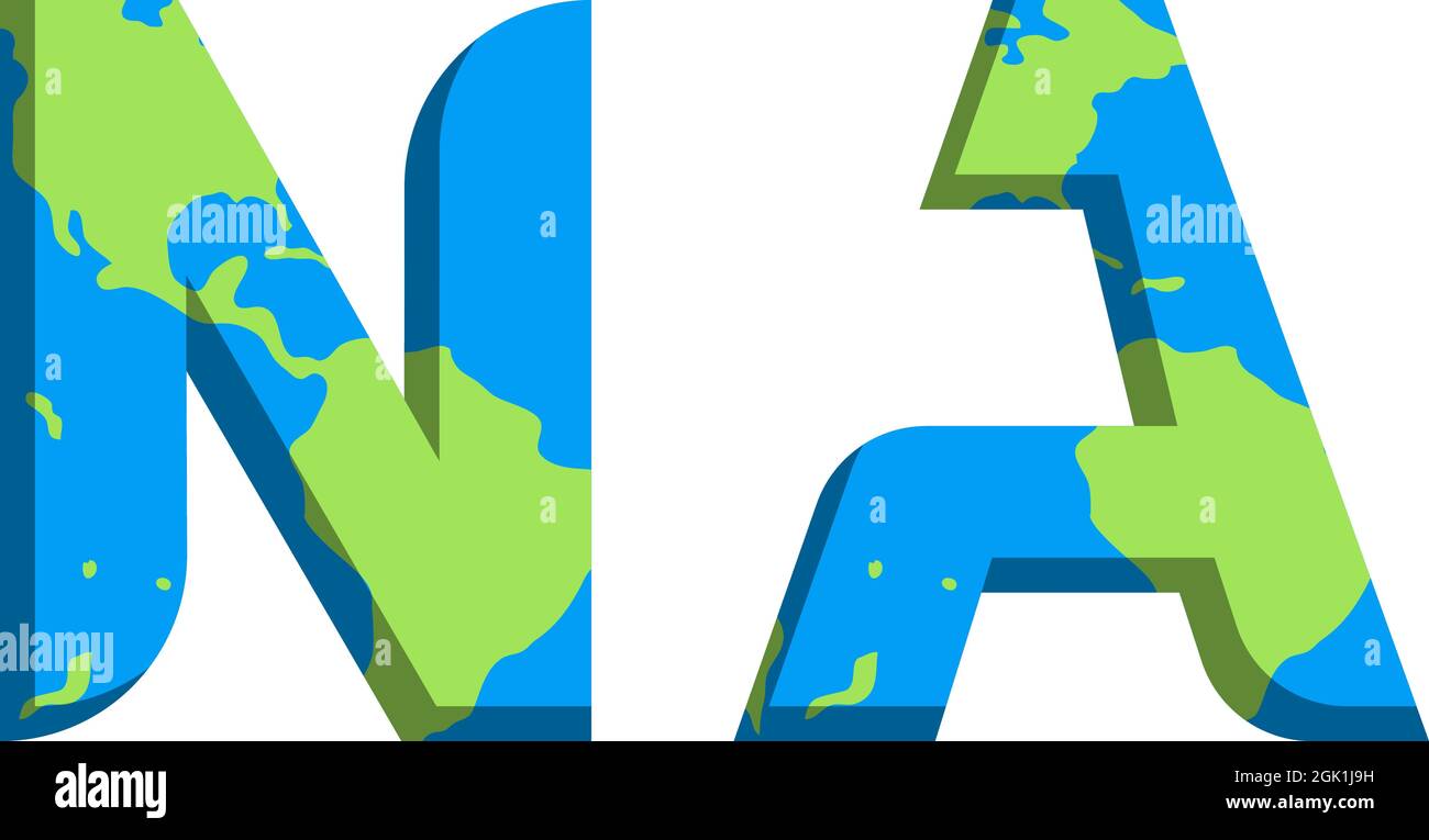 Initial NA logo design with World Map style, Logo business branding ...