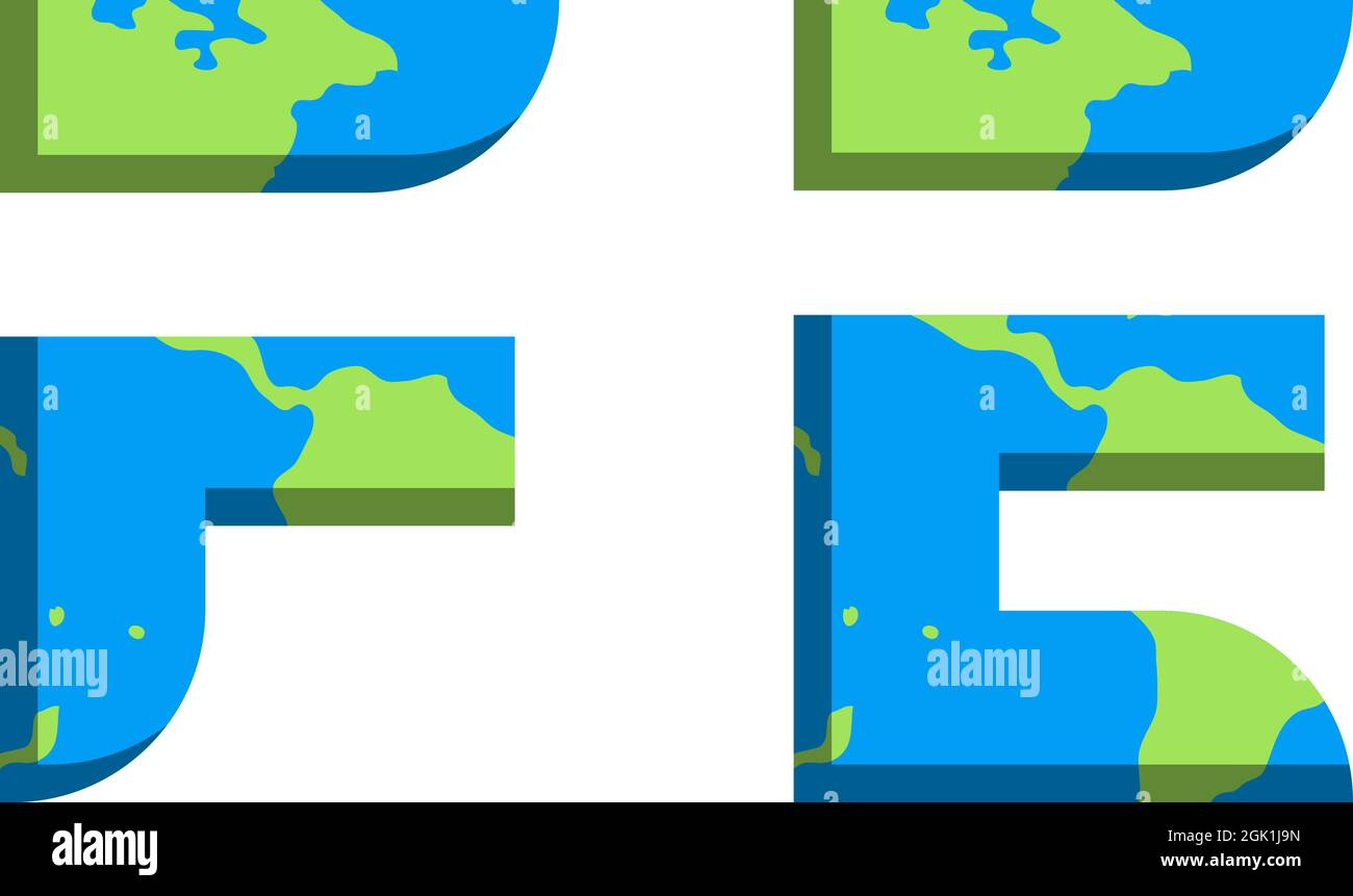 Initial FE logo design with World Map style, Logo business branding ...