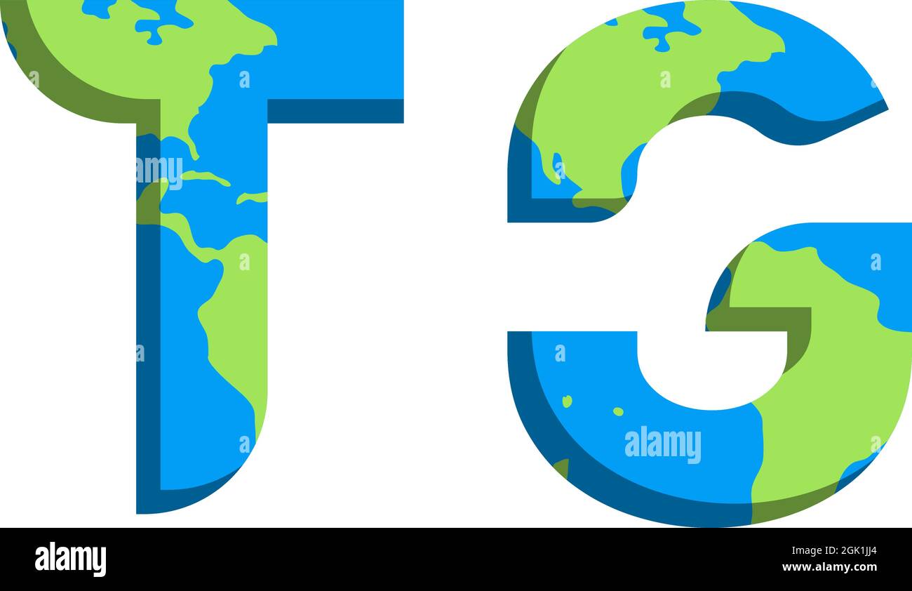 Initial TG logo design with World Map style, Logo business branding ...