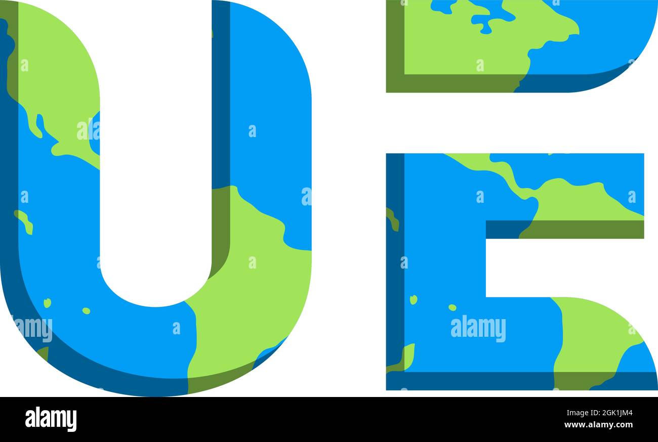Initial UE logo design with World Map style, Logo business branding ...
