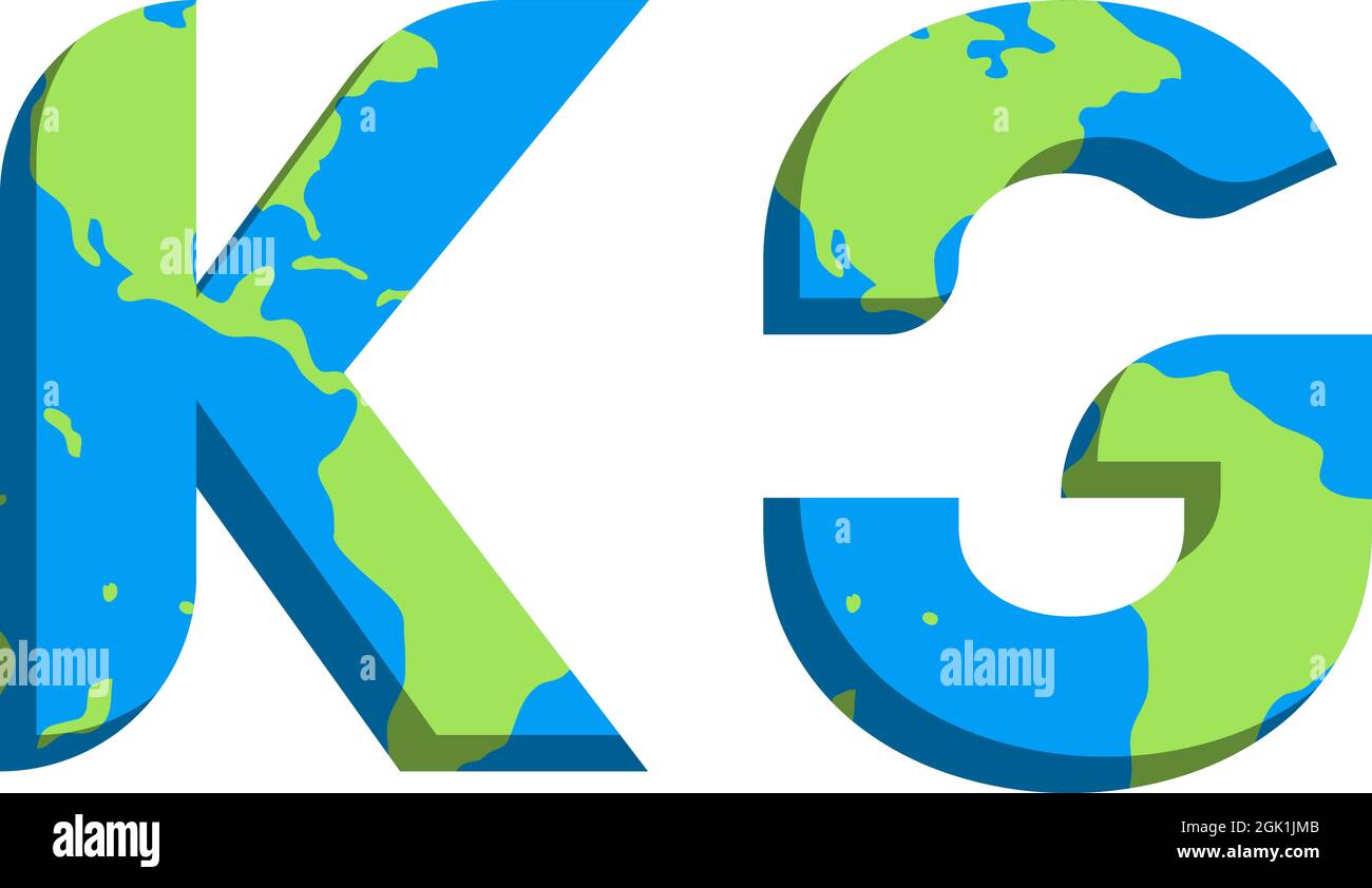 Initial KG logo design with World Map style, Logo business branding ...