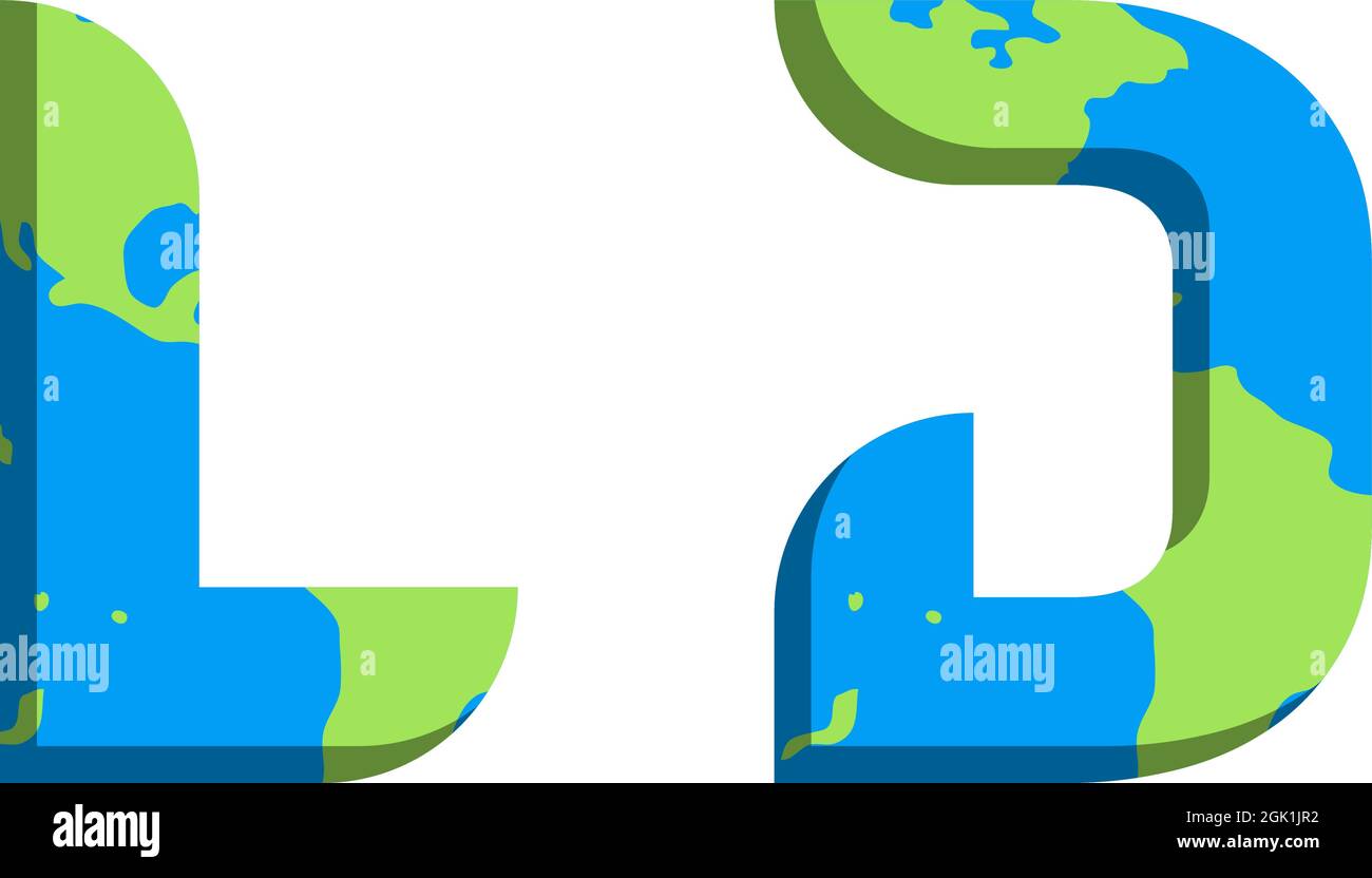 Initial LD logo design with World Map style, Logo business branding ...