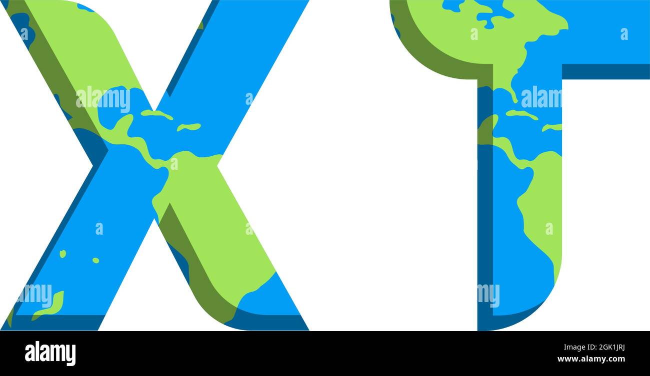 Initial XT logo design with World Map style, Logo business branding ...