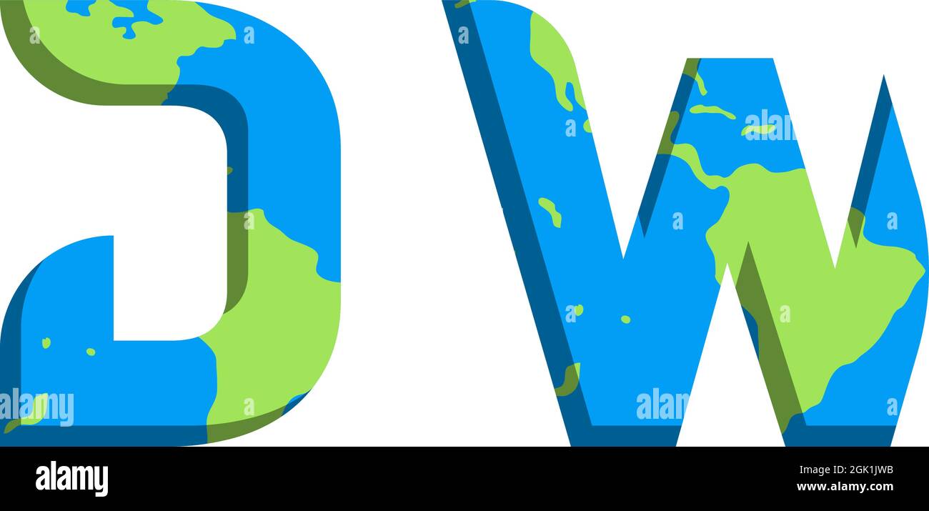 Initial dw logo hi-res stock photography and images - Alamy