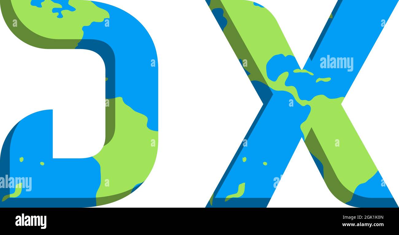 Dx map Stock Vector Images - Alamy