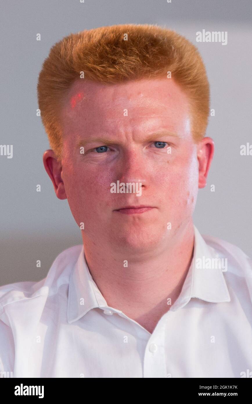 Adrien Quatennens (LFI) during the Fete de l'Humanite 2021 in Paris ...