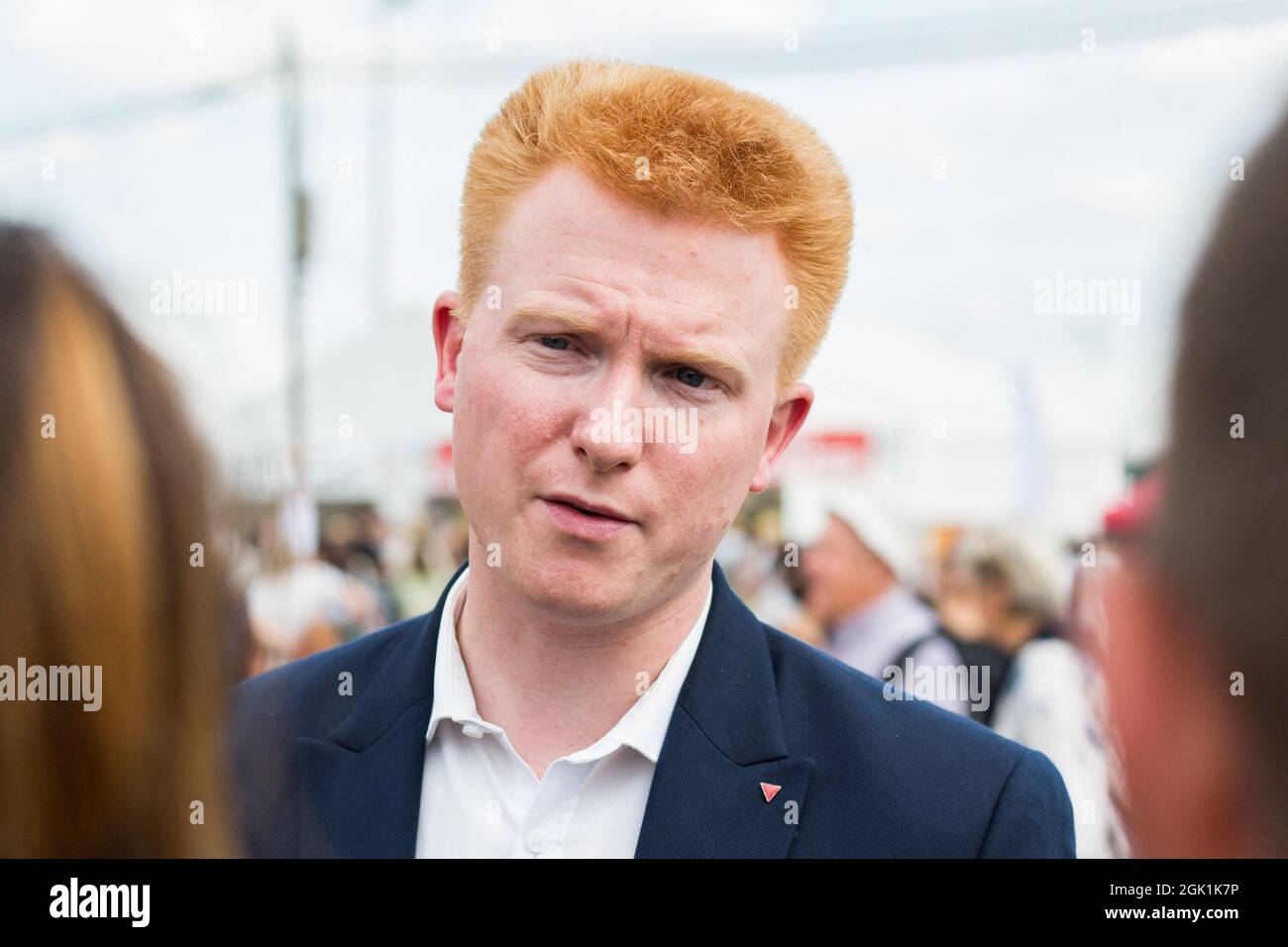 Adrien Quatennens (LFI) during the Fete de l'Humanite 2021 in Paris ...