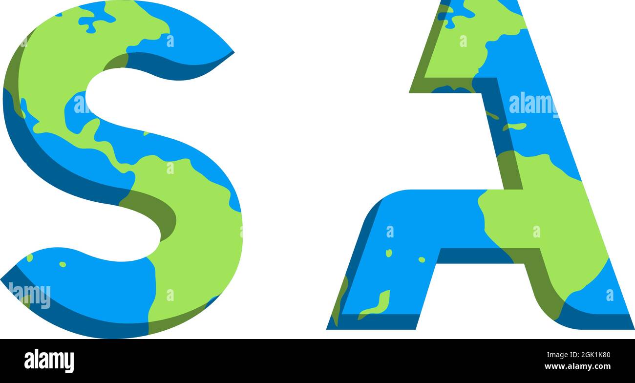 Initial SA logo design with World Map style, Logo business branding ...