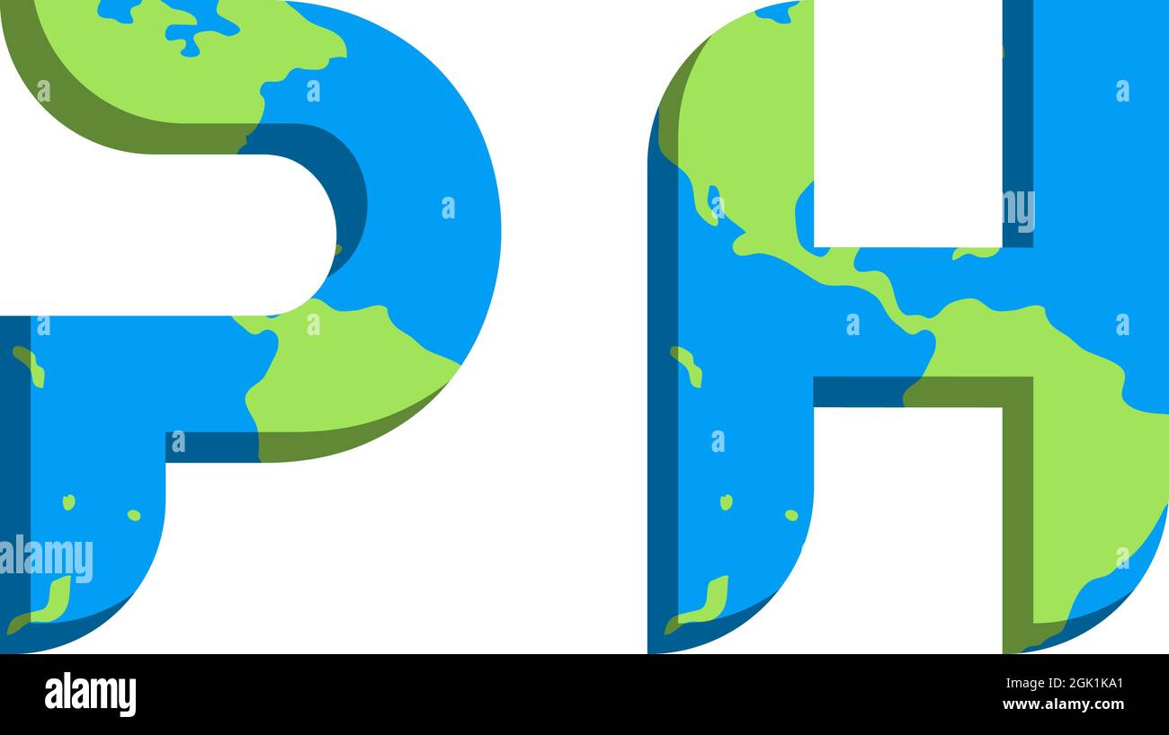 Initial PH logo design with World Map style, Logo business branding ...