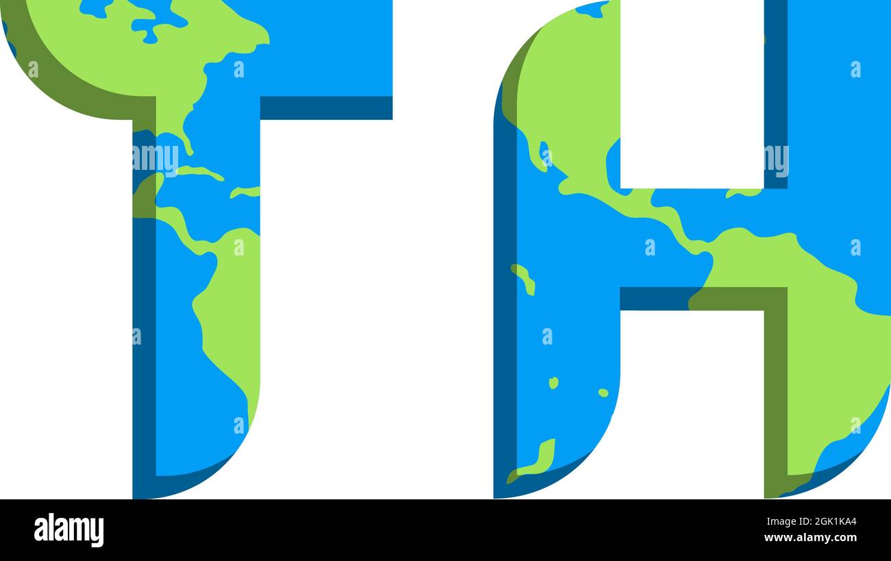 Initial TH logo design with World Map style, Logo business branding ...