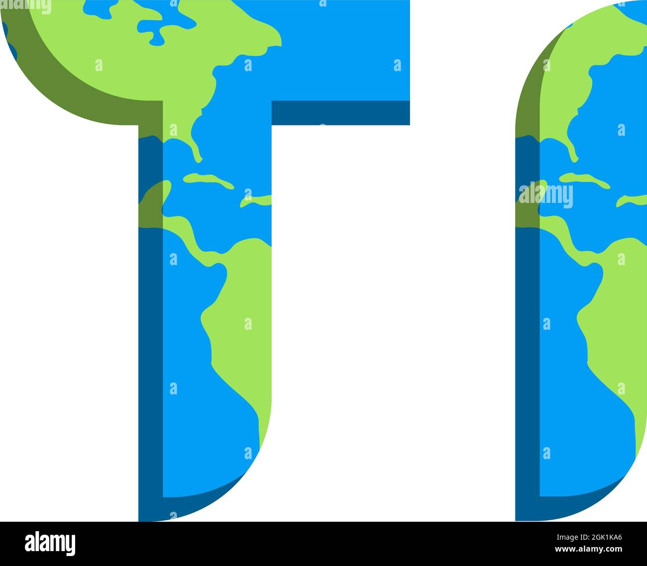 Ti logo design template minimal Cut Out Stock Images & Pictures - Alamy