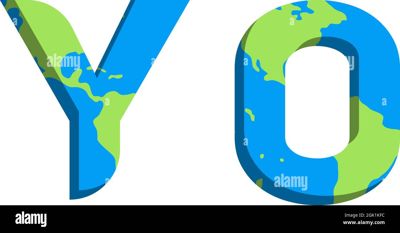 Initial YO logo design with World Map style, Logo business branding ...