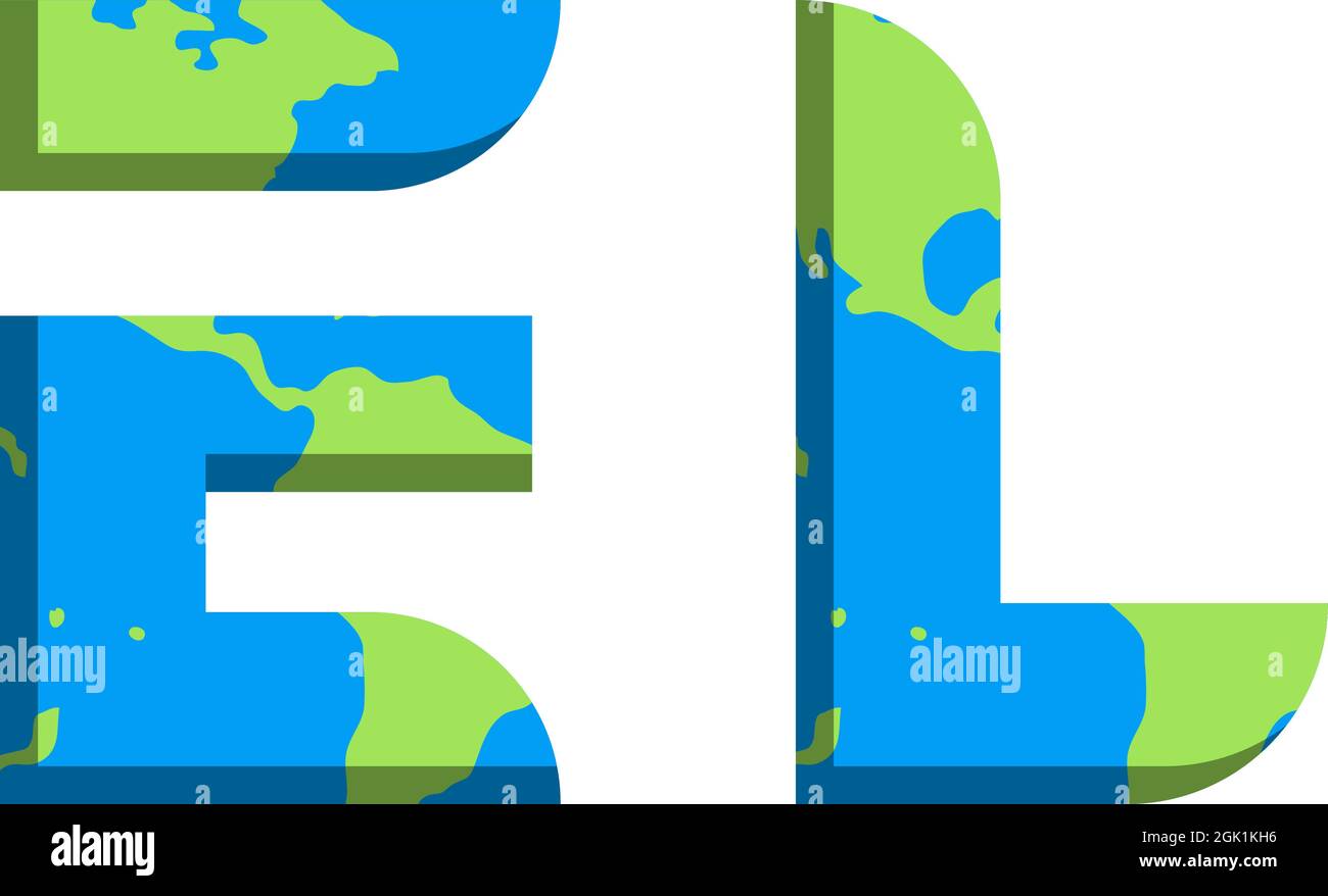 Initial EL logo design with World Map style, Logo business branding ...