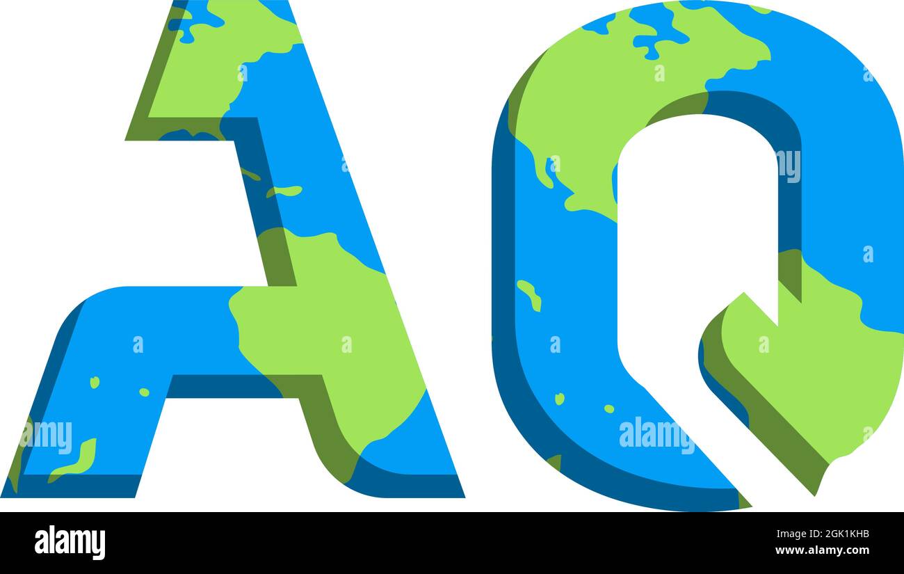 Initial AQ logo design with World Map style, Logo business branding ...