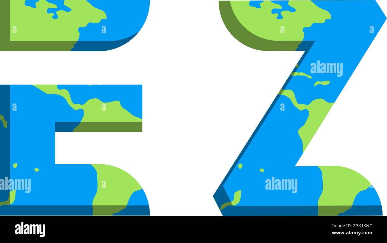 Initial EZ logo design with World Map style, Logo business branding ...