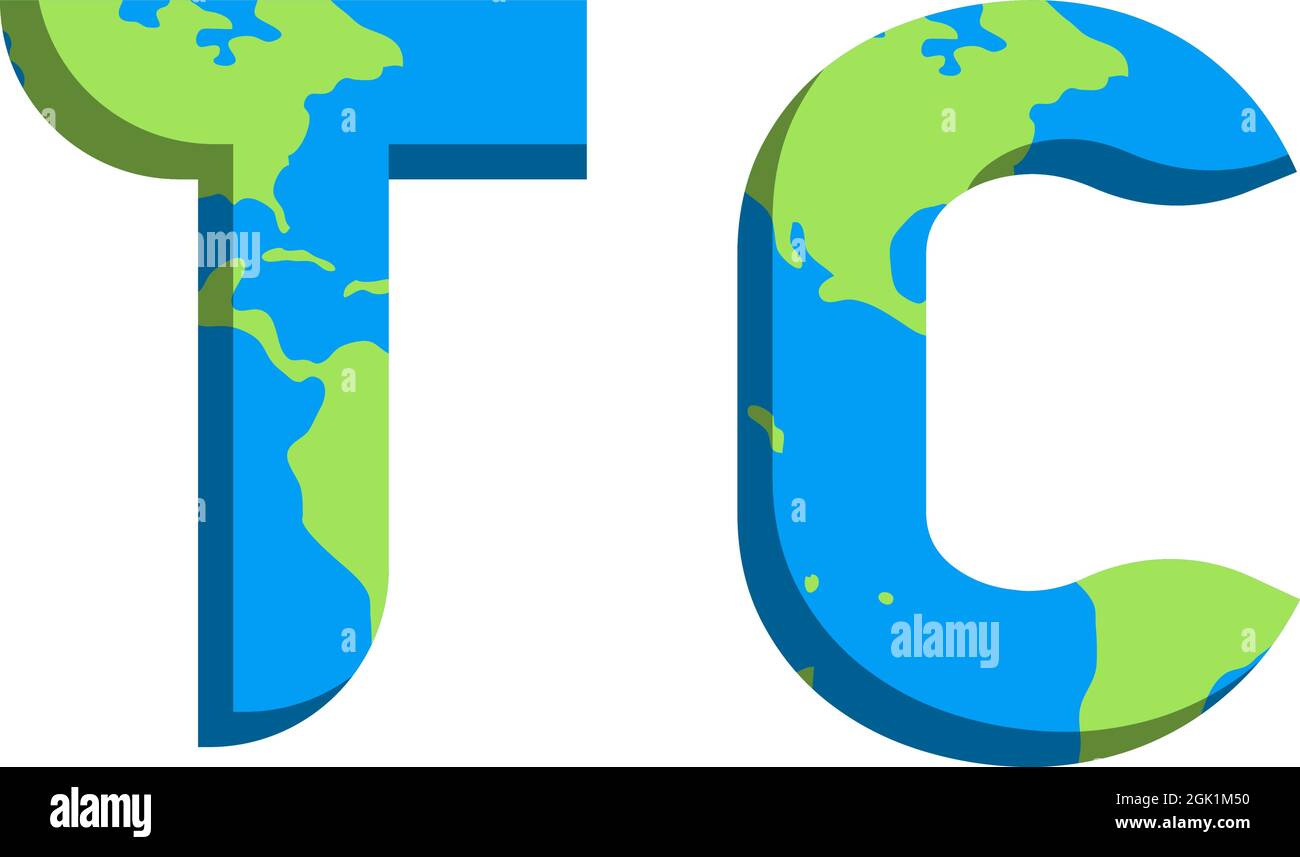 Initial TC logo design with World Map style, Logo business branding ...