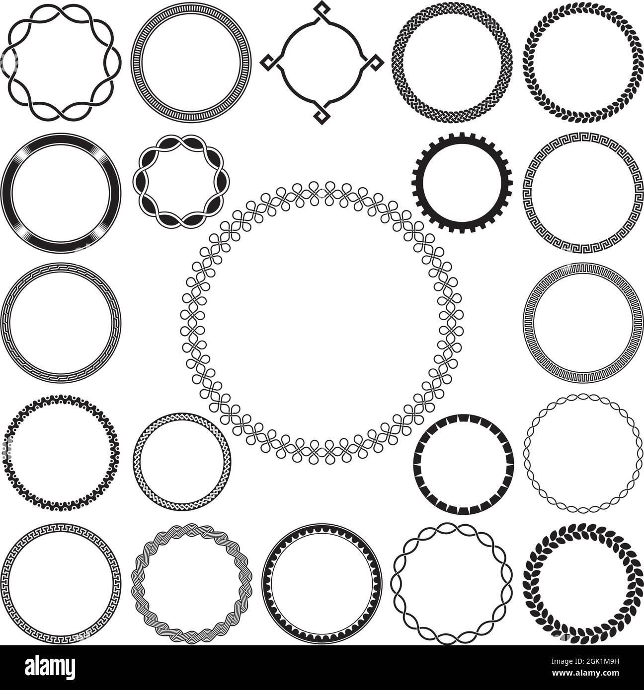 Vintage Round Border