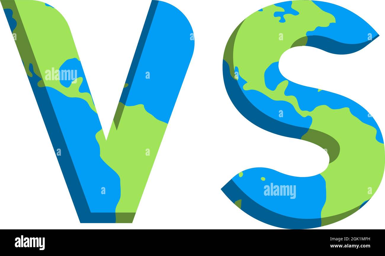 Initial VS logo design with World Map style, Logo business branding ...