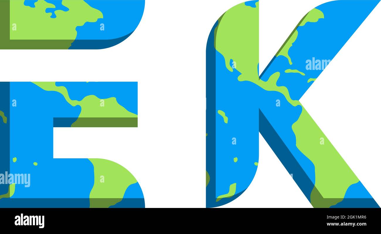 Initial EK logo design with World Map style, Logo business branding ...