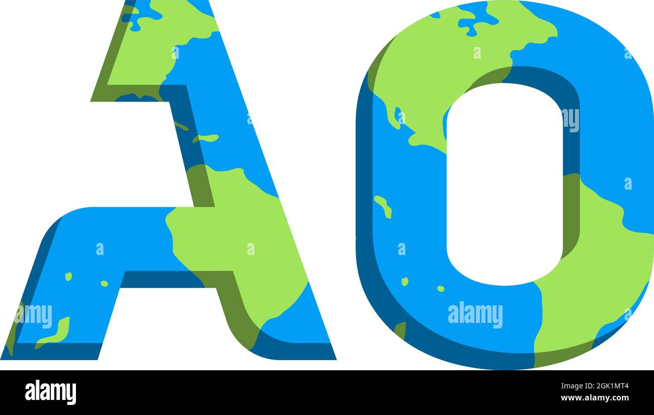 Ao world logo Stock Vector Images - Alamy