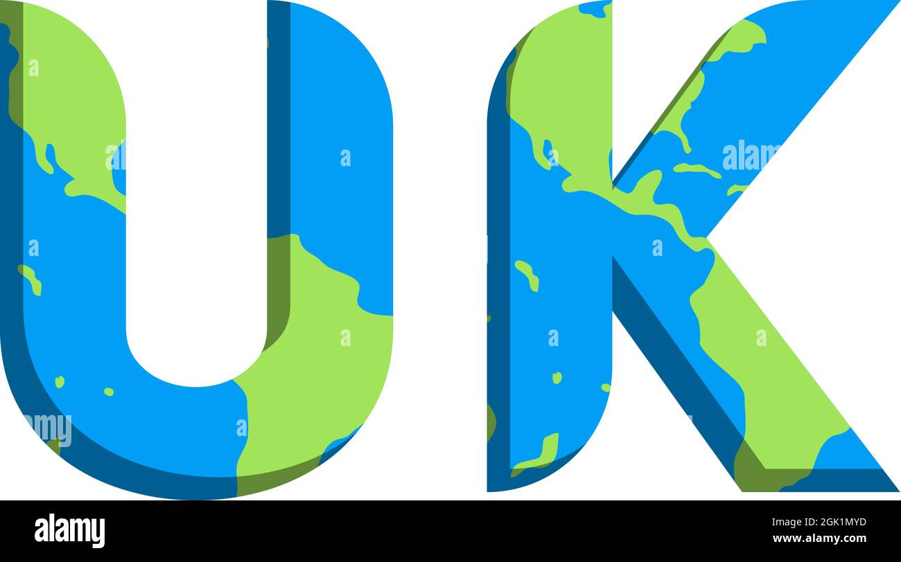 Initial UK logo design with World Map style, Logo business branding ...