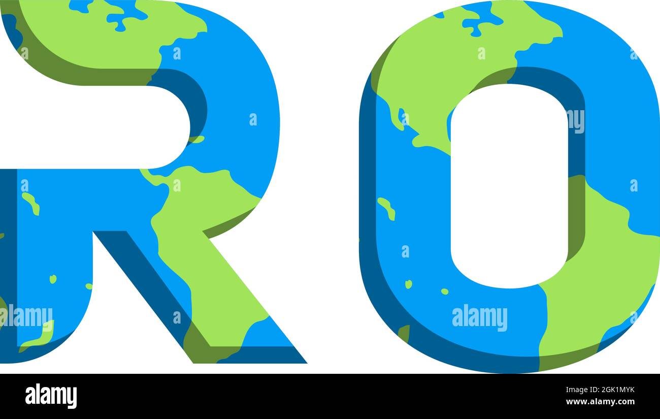 Initial RO logo design with World Map style, Logo business branding ...