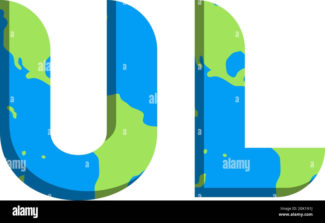Initial UL logo design with World Map style, Logo business branding ...