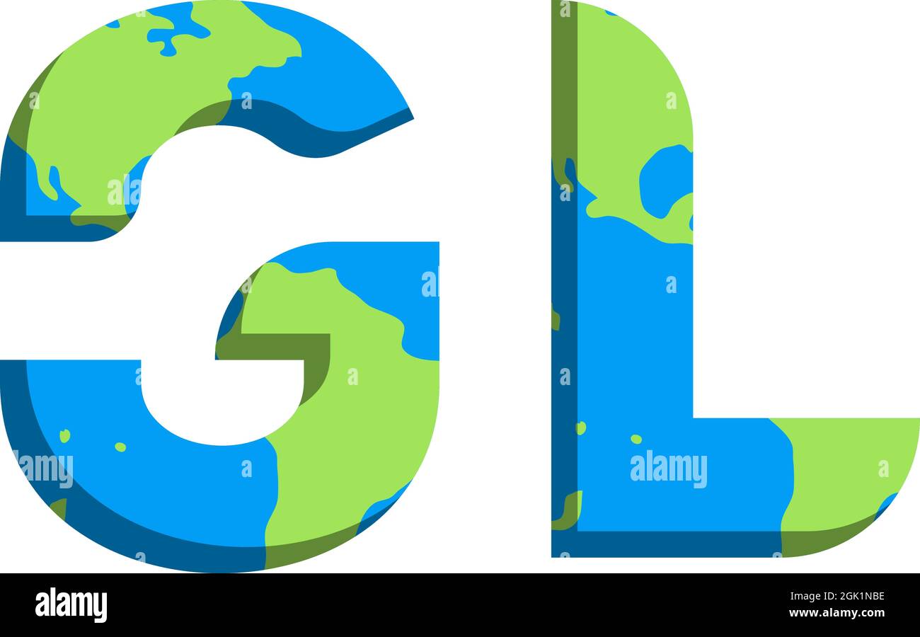 Initial GL logo design with World Map style, Logo business branding ...