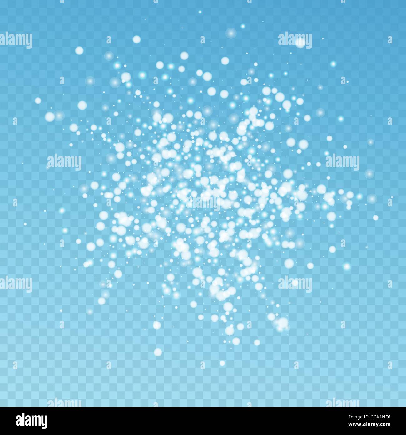 Beautiful falling snow Christmas background. Subtle flying snow flakes ...