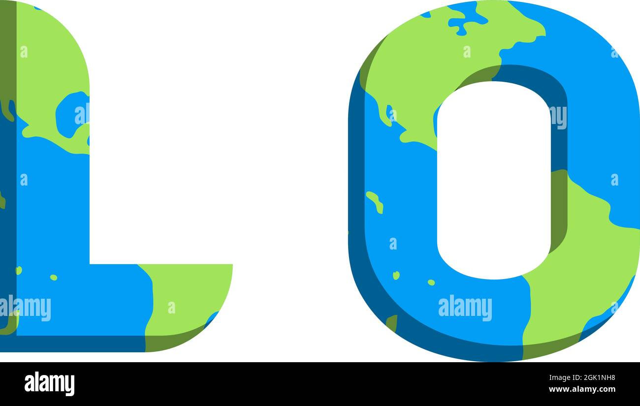 Initial LO logo design with World Map style, Logo business branding ...