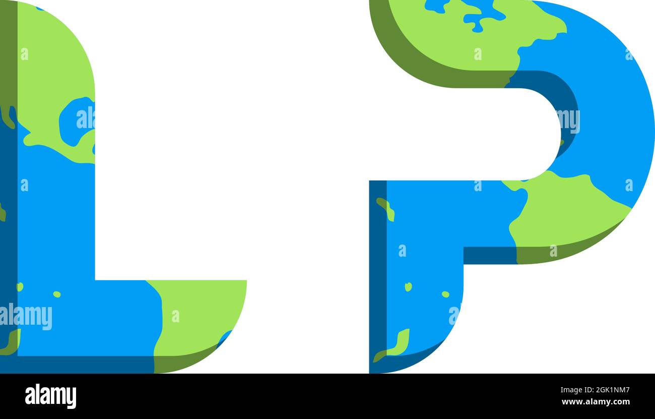 Lp letter logo design Cut Out Stock Images & Pictures - Alamy