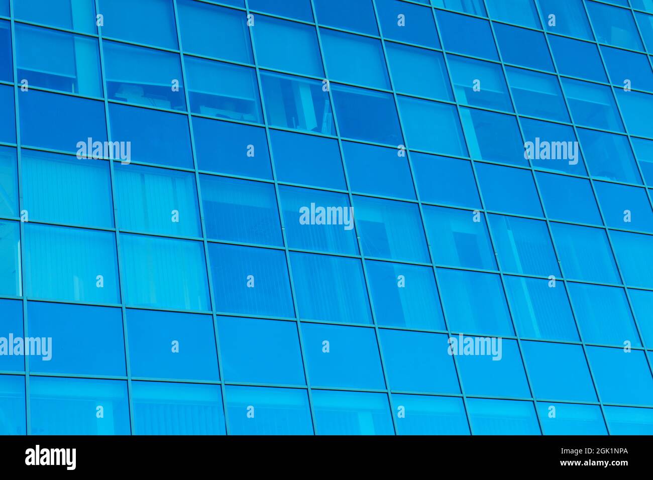 Modern office building with tinted windows, exterior view Stock Photo ...