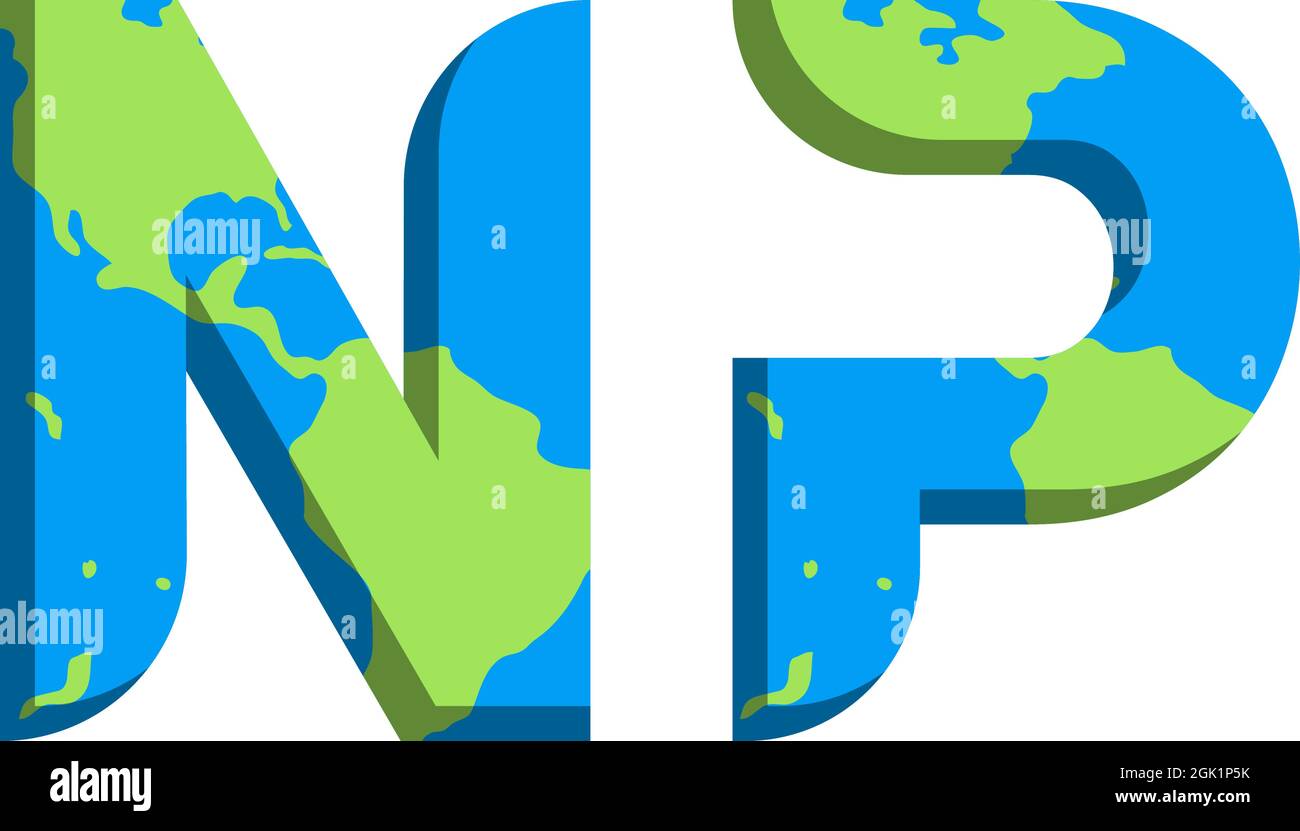 Initial NP logo design with World Map style, Logo business branding ...