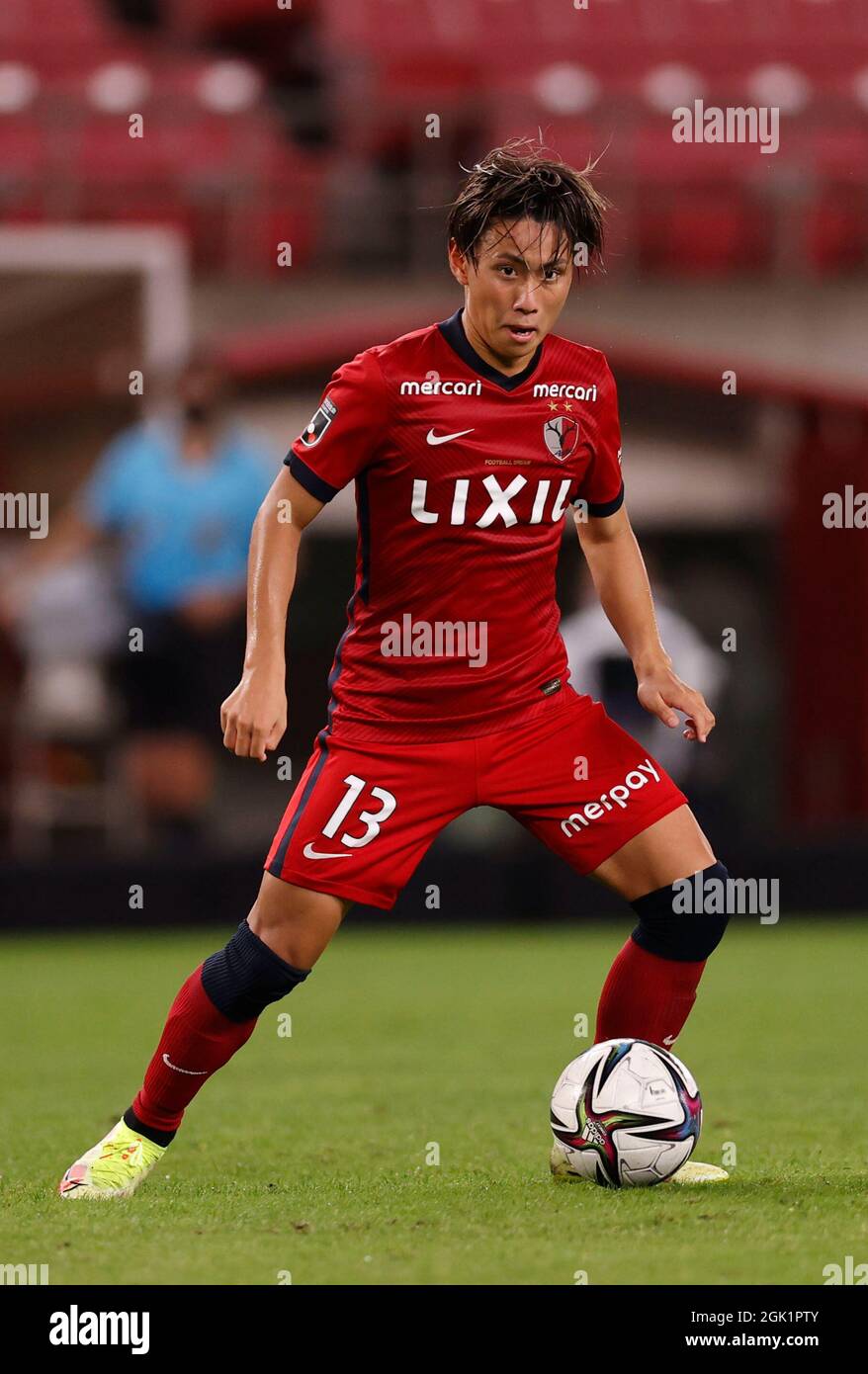 Kashima Stadium, Kashima, Ibaraki, Japan. 11th Sep, 2021. Ryotaro Araki (Antlers), September 11 ...