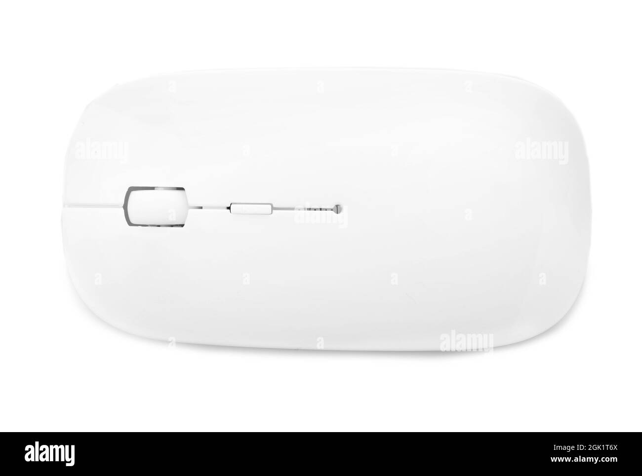 Wireless computer mouse on white background Stock Photo - Alamy